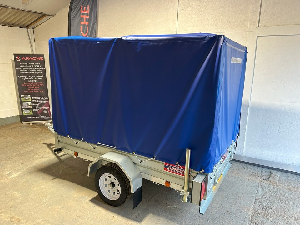 Brand New Box Trailer Apache 8x5 Box Trailer inc Rear Ramp -APACHE UK ...
