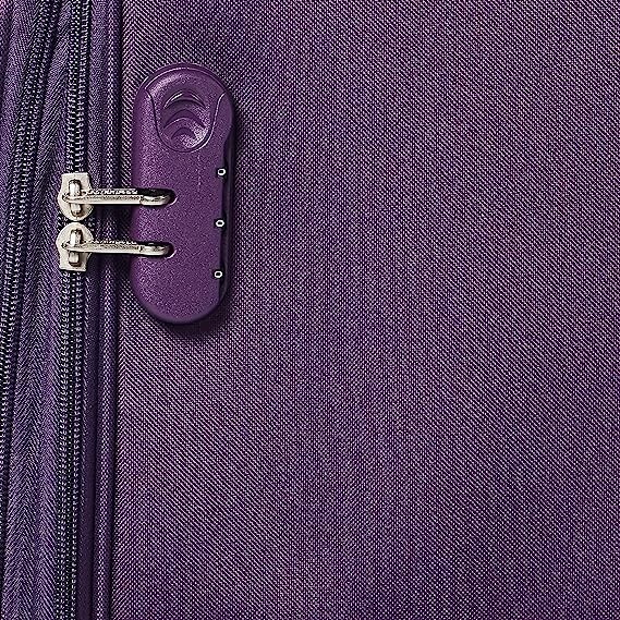 American Tourister Duncan Expandable Suitcase Small Cabin 58cm Purple ...