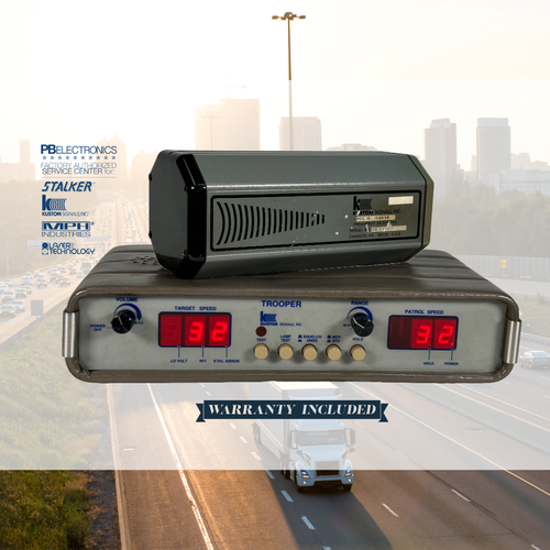 POLICE DASH RADAR KUSTOM TROOPER MOVING AND STATIONARY. INCLUDES FORK ...