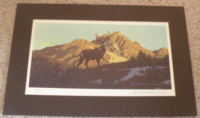 1976 Wilderness Print by Rod Lawrence signed numbered Limited Edition ...
