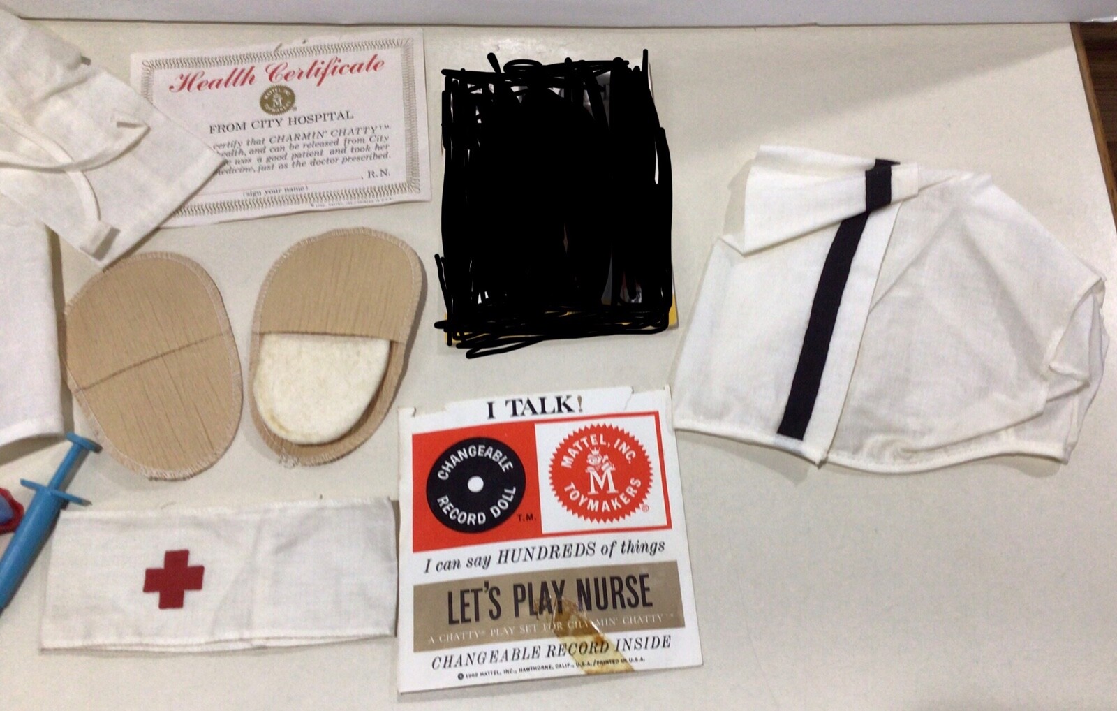 1962 Original Charmin Chatty Doll Let’s Play Nurse Set | eBay