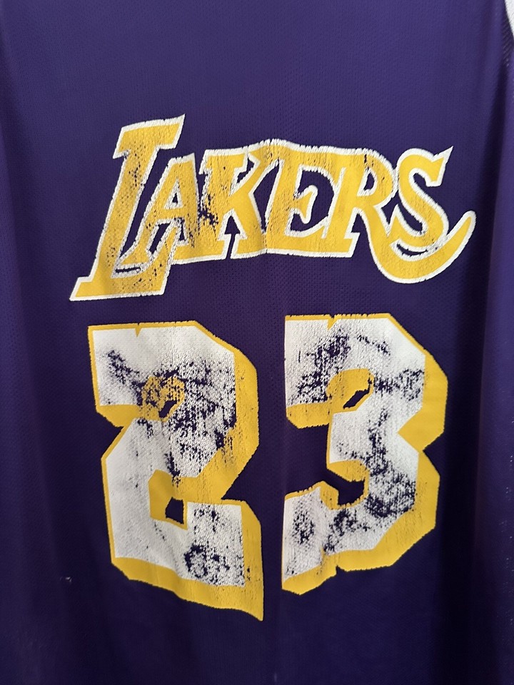 Vintage Champion Los Angeles Lakers Jersey Cedric Ceballos NBA 48 nba ...