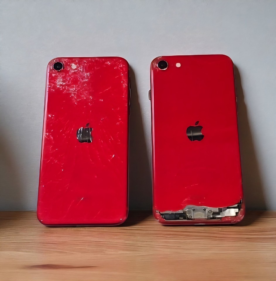2 iPhones Red SE Second Gen 2022 128gb? Locked For Parts Unknown Carriers | eBay