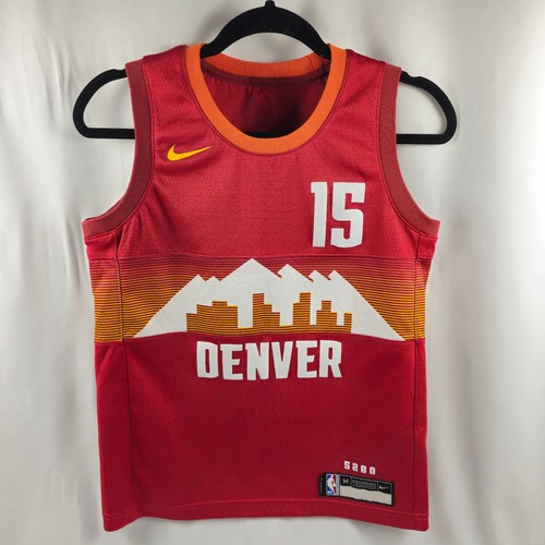 Denver 2019 Nike NBA Nuggets Jokic City Authentic Jersey #15 Youth Sz M ...