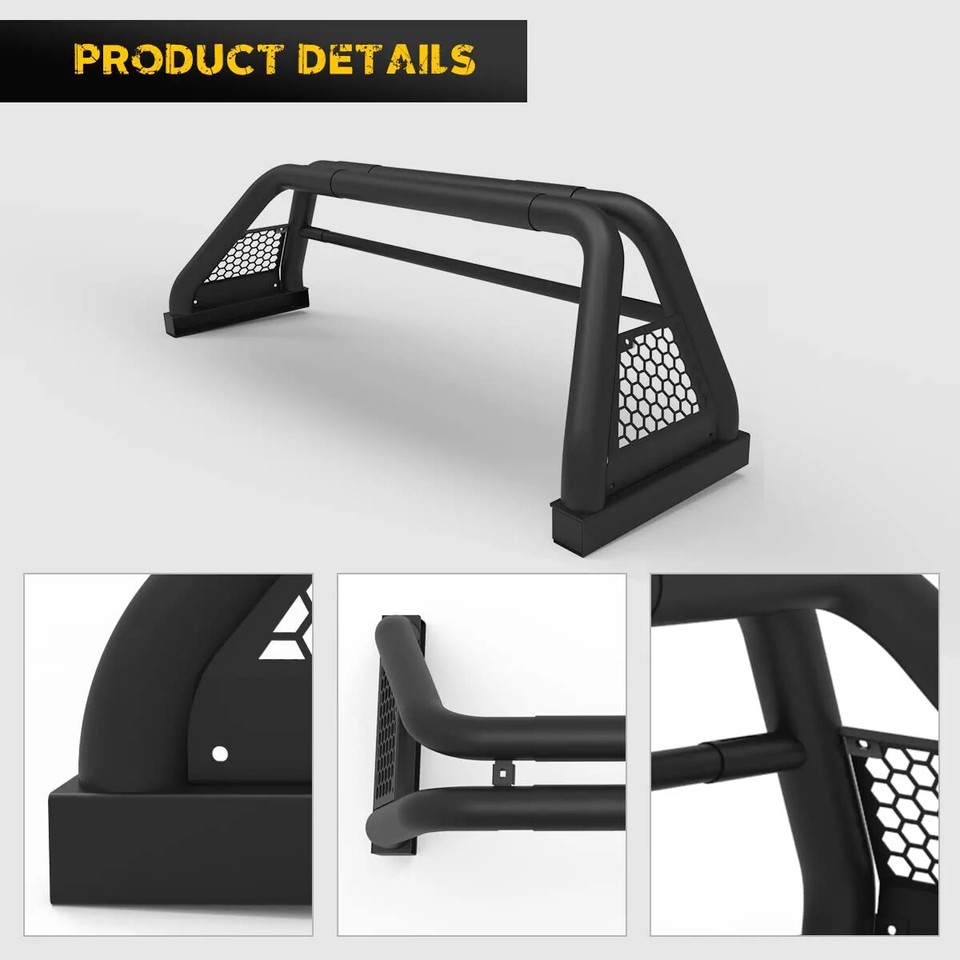 Universal Type 1* Roll Sport Bar Chase Rack Bed Bar / 1* Truck Tailgate ...
