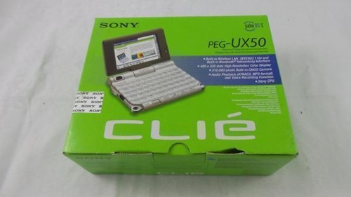 Sony CLIE Handheld Palm OS Camera IrDA Bluetooth Wi-Fi (PEG-UX50/E) for ...