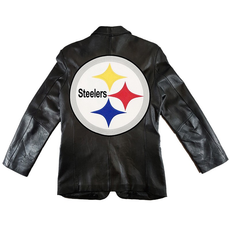 Pittsburgh Steelers Nation Logo Large Size 11.5"x11.5" Sew Iron on ...