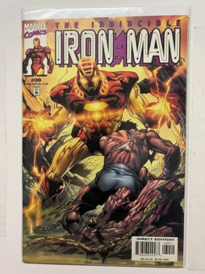 The Invincible Iron Man #30 Cover Marvel Comic Book 2000 Quesada Chen ...