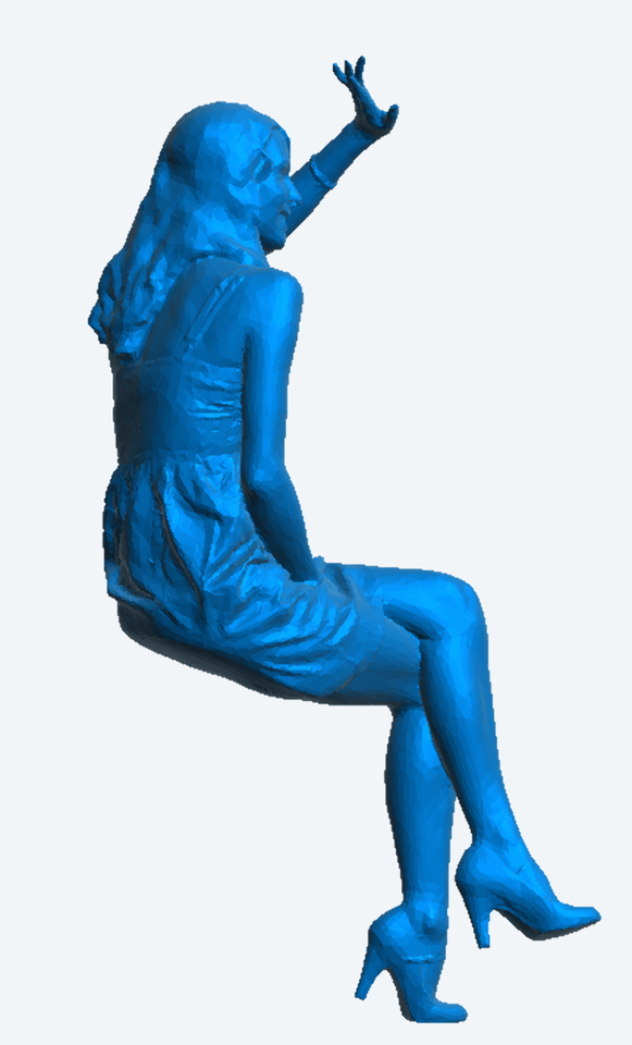 W31 – 1/24 Scale Model Figure Seated Woman Waving Multiple Scales | eBay UK