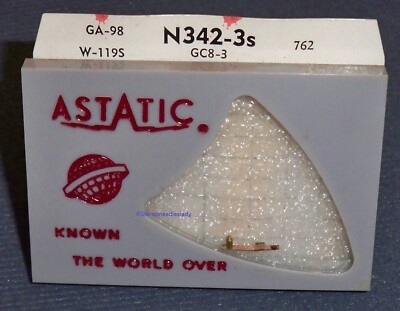 Astatic N342-3s RECORD PLAYER NEEDLE for Garrard GC8-3 GA98 78 RPM | eBay