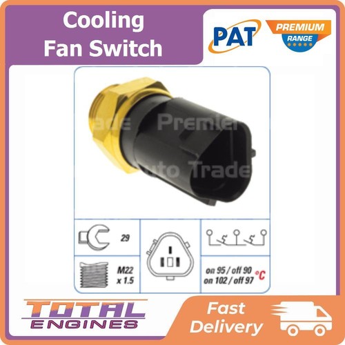 PAT Premium Cooling Fan Switch fits Volkswagen Polo 9N 1.4L 4Cyl BKY ...