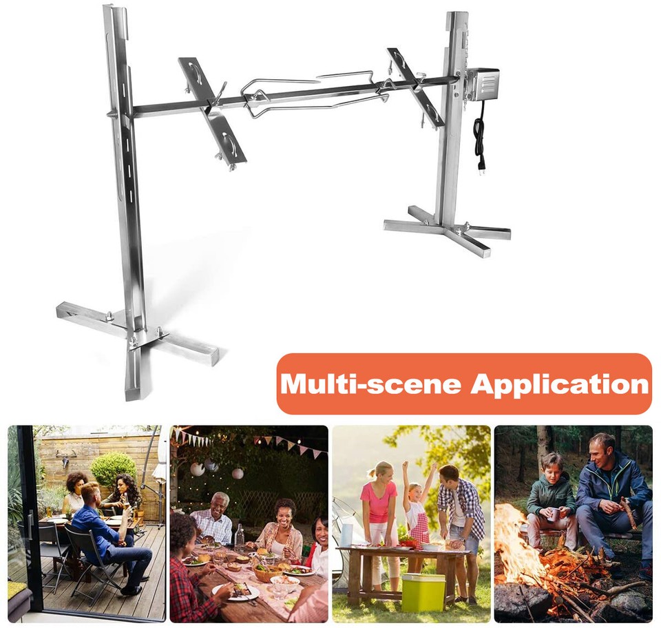 BBQ Pig Lamb Rotisserie Roaster Skewer Roast Grill Motor Souvla 51 ...