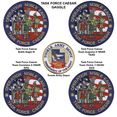 Task Force Caesar (OpNobEagle), Tooele Army Depot (TEAD) patches (DCD ...