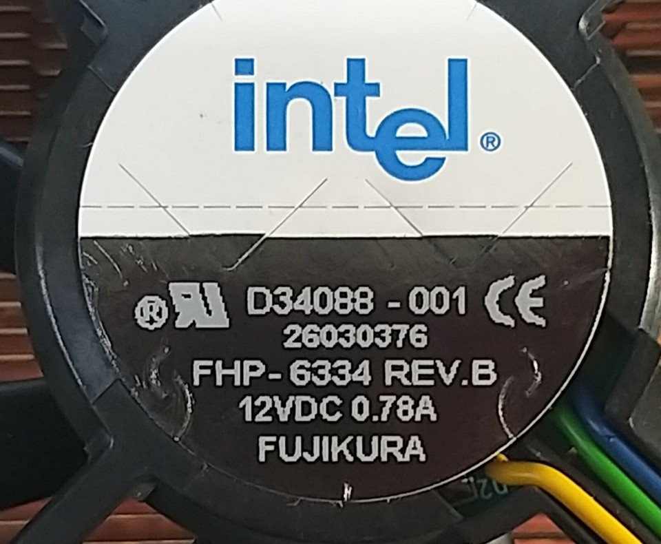 Intel D34088-001 Socket 604 Heatsink & Fan Cooler, USED | eBay