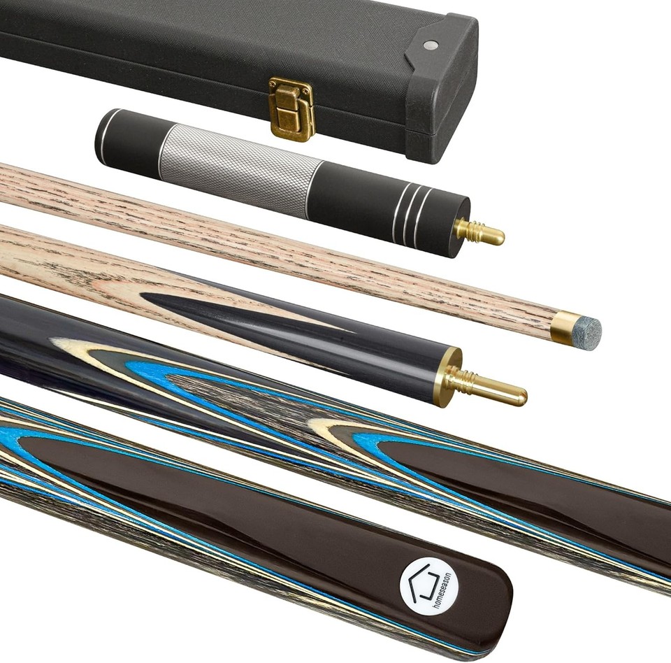 57" Canada Maple Snooker Cue Stick 18oz Billiards Cue Sticks With case ...