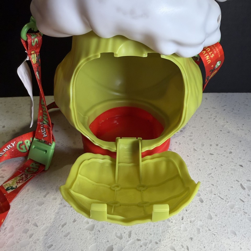 Universal Studios Grinch Popcorn Bucket Christmas Exclusive Merry ...