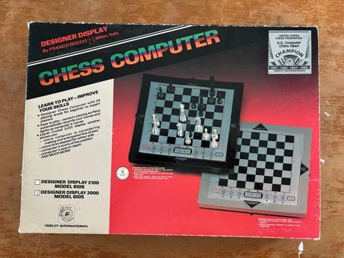 Fidelity Chess Computer Designer Display 2000 Model 6105, vintage | eBay