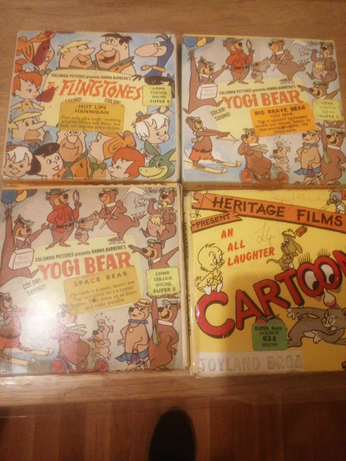 8mm cartoons vintage. Super 8. Yogi bear and The Flintstones | eBay UK