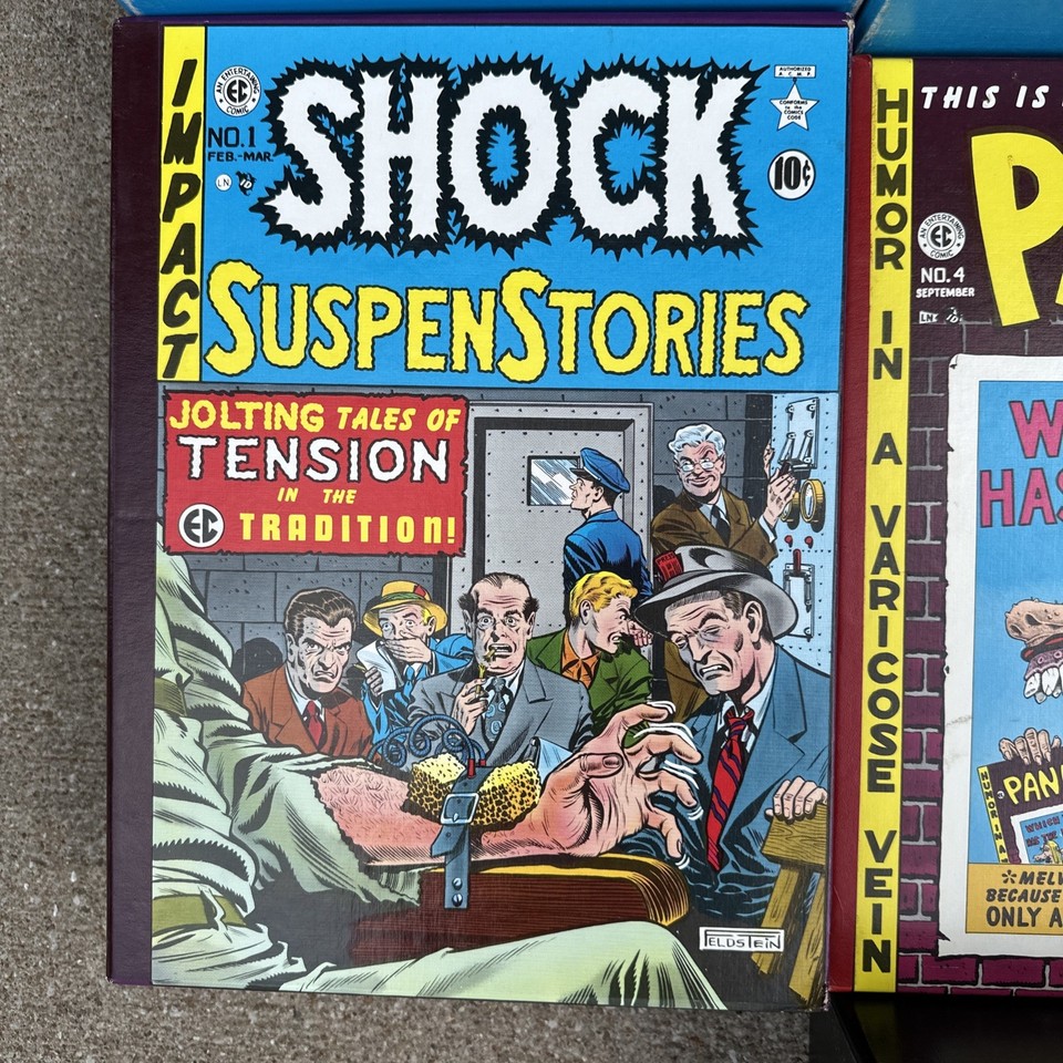 7 Mad Slipcase ONLY Complete EC Library Russ Cochran Pulp Fiction Hard ...