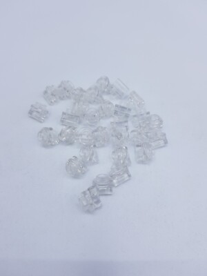 LEGO LOT 30 X 3.2 SHAFT W KNOB TRANSPARENT REF 79194 / 6359231 *NEUF ...