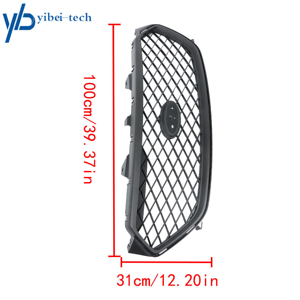 For 2013-2019 Ford Taurus Front Bumper Upper Grill Trim Grille Mesh ...