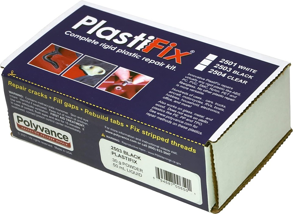 Polyvance Polyvance Plastifix Kit Black 2503 | eBay