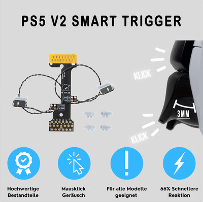 PS5 Controller Smart Trigger BDM-030 V2 | Easy Install, Clicky Trigger ...