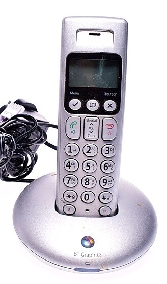 BT Graphite 3500 Silver Replacement Spare Additional Add on Phone Base ...