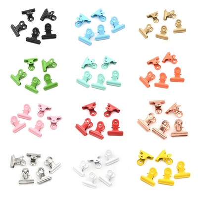5pcs/lot Cute Metal Binder Clips Folder Notes Letter Paper Clip Clamp ...