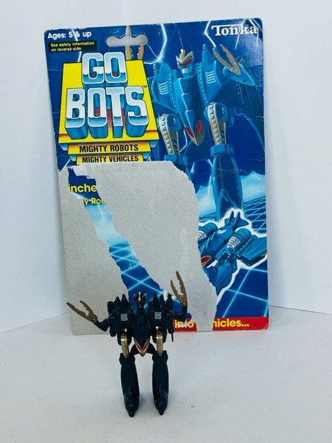 Pincher Go Bots gobots Figure vtg robot transformer 1985 Tonka card ...