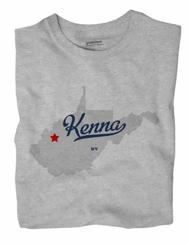 Kenna West Virginia WV WVa T-Shirt MAP | eBay