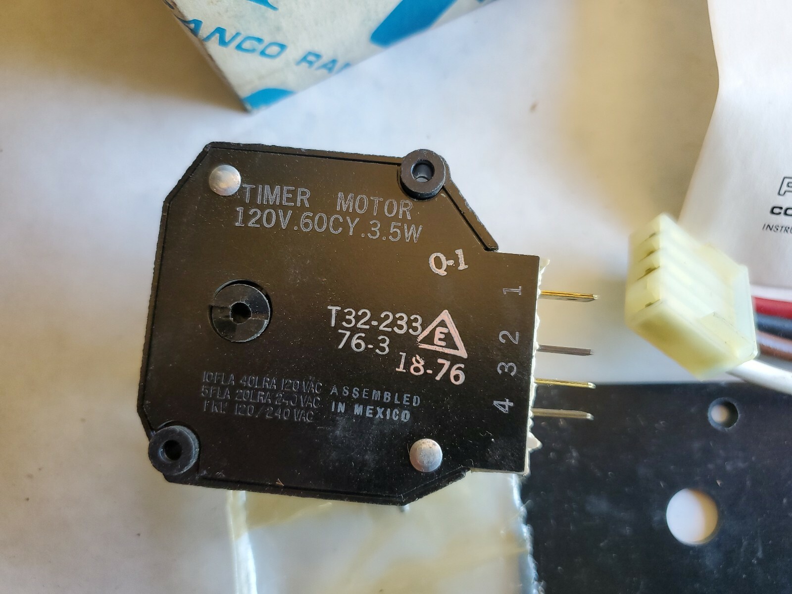 RANCO T32-233 Defrost Timer New Old Stock | eBay