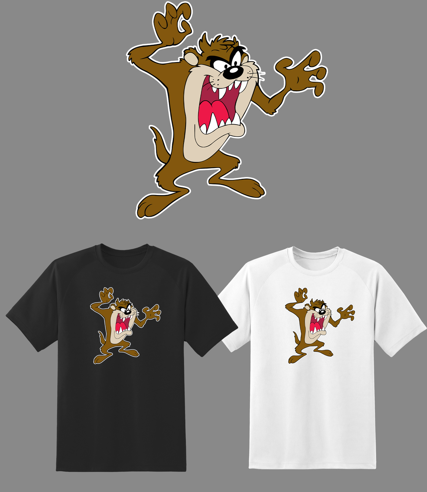 Taz Scary Cartoon Logo shirt 6 Sizes S-6XL! Fast Ship! | eBay