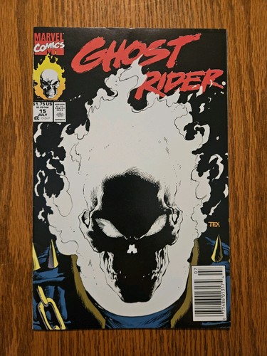 Ghost Rider #15 (Marvel, 1991) Direct Edition, Glow-in-the-dark | eBay