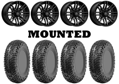 Kit 4 CST Lobo RC Tires 32x10-14 on MSA M40 Rogue Machined Wheels VIK ...