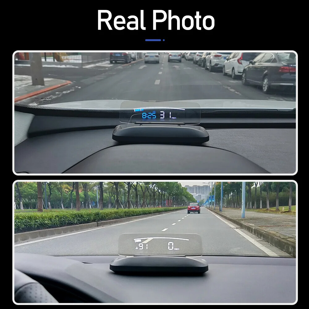 2023 HUD Mirror M41 Plus Head Up Display OBD2 Speed Projector Water ...