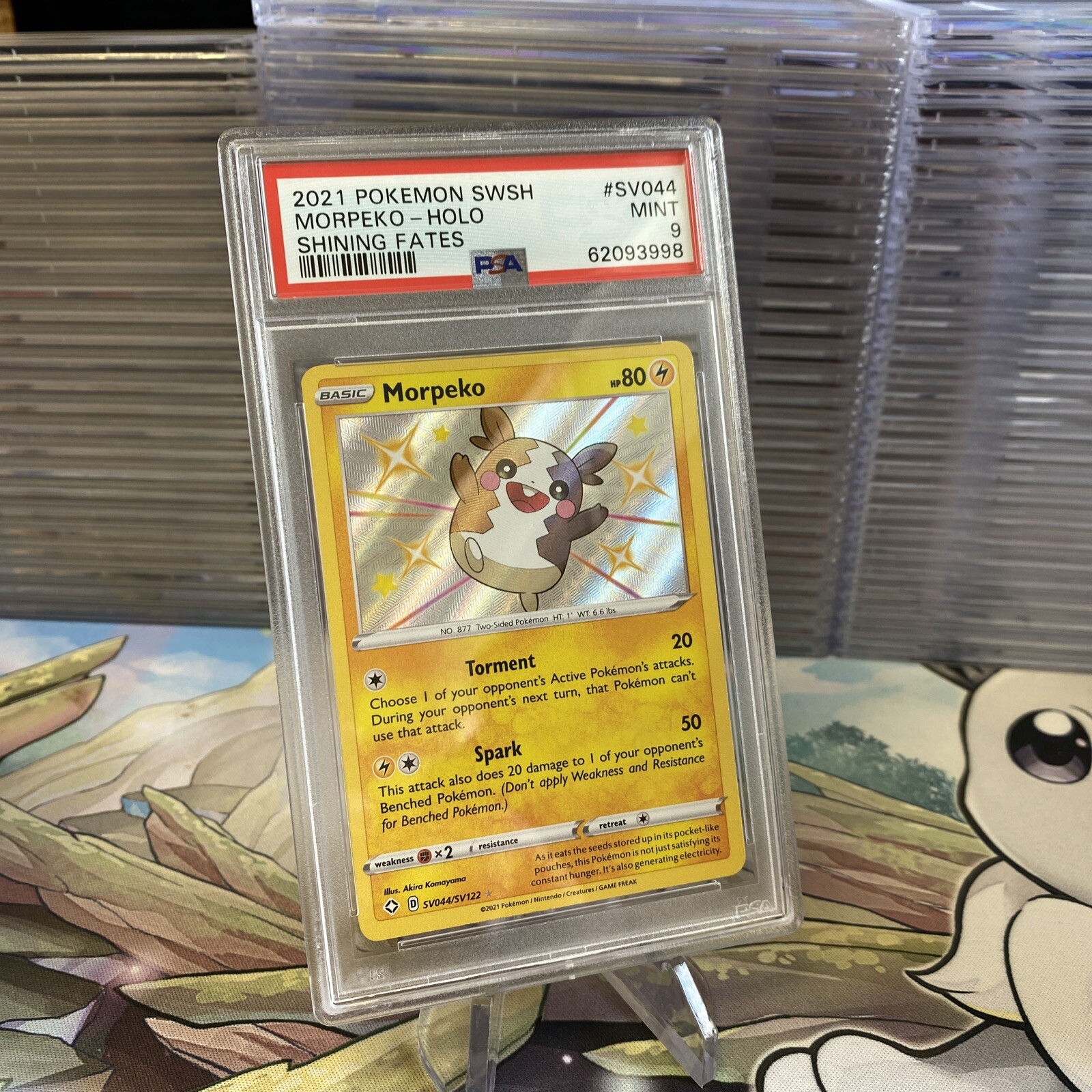 Pokémon TCG Morpeko Shining Fates SV044/SV122 Holo Shiny Holo Rare for ...