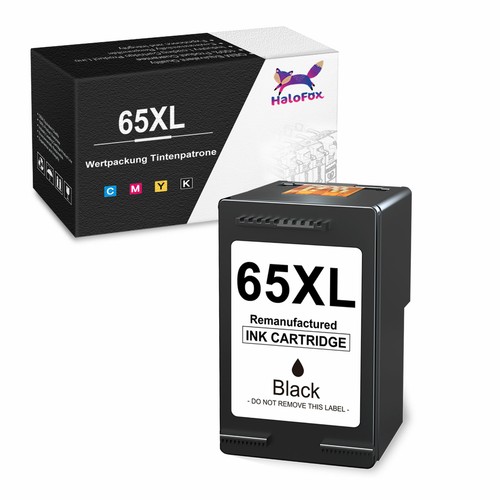 65XL Black Ink for HP ENVY 5000 5010 5012 5014 5020 5030 5032 5052 5055 ...