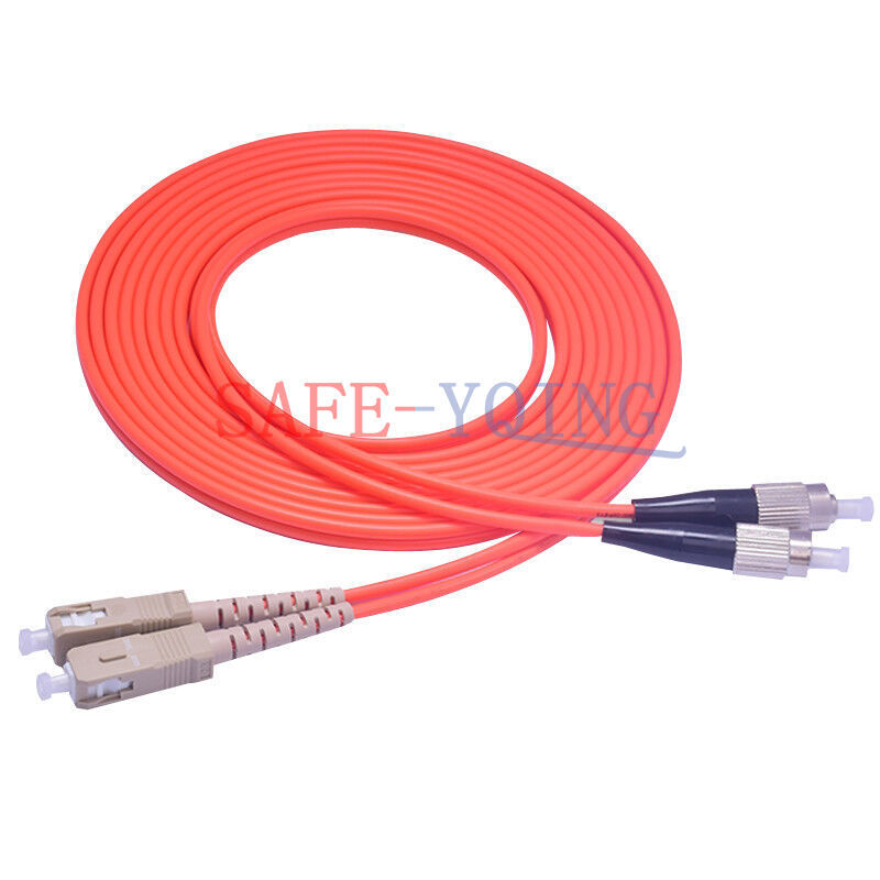 3M Fiber Patch Cord Jumper Cable MM Duplex Multimode Optic SC to FC for ...