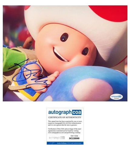 Keegan-Michael Key "The Super Mario Bros. Movie" SIGNED 'Toad' 8x10 ...