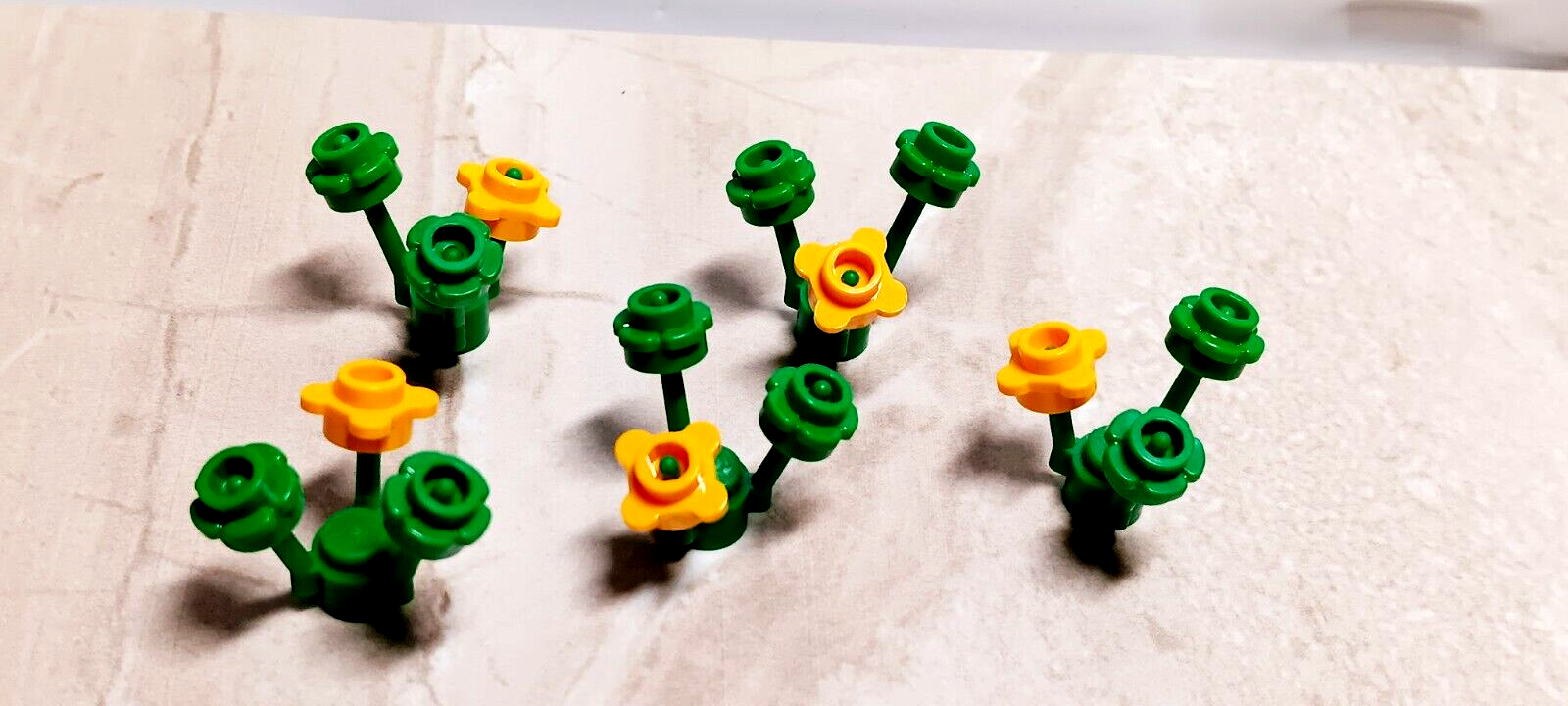 New LEGO Dandelion Flowers Buds Nieghbors Yard :) Lot of 5 Classic Weed ...