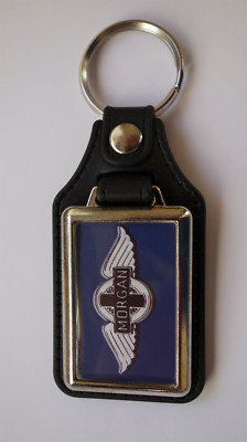 MORGAN CARS FAUX LEATHER KEY RING/KEY FOB. BRITISH MORGAN SPORTS CARS ...