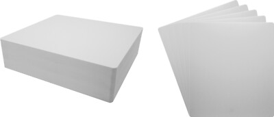 (100) 10" Record Bin Index Divider Cards - 10-1/4"x11-1/2" White ...
