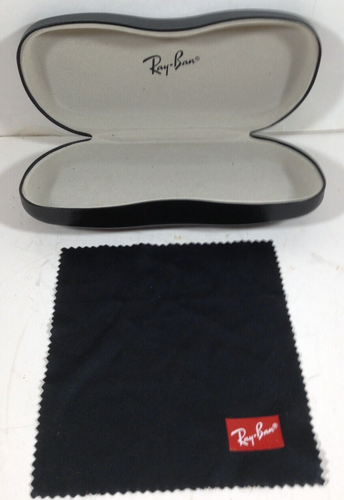 Authentic Ray Ban Eyeglass Case and Cleaning Cloth No Glasses | eBay