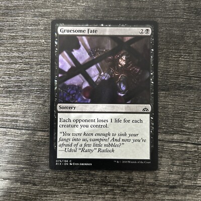 MTG 1x Gruesome Fate x1 LP Rivals of Ixalan | eBay