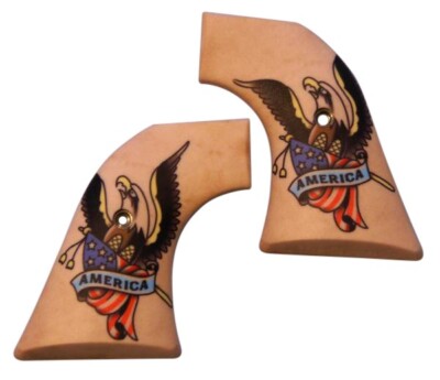 American Tattoo Bald Eagle Custom Ruger OLD Model Vaquero Grips | eBay