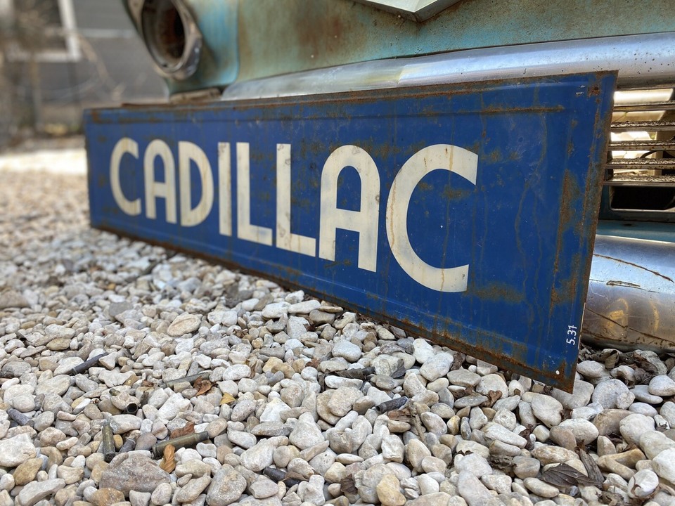 Antique Vintage Old Style Cadillac Dealer Sign!! | eBay