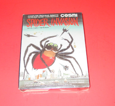 SPIDER INVASION GAME DISK FOR ATARI 400/800/800XL/1200XL/XE NEW | eBay