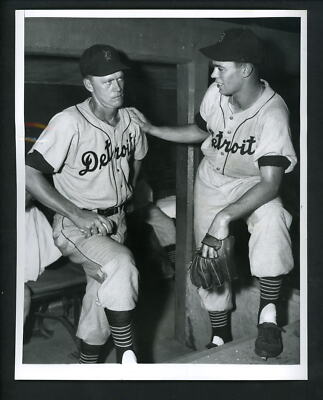 Hoot Evers & Art Houtteman Detroit Tigers 1950 Press Photo Detroit ...
