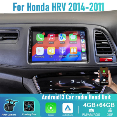 9" Apple CarPlay Android auto Head unit Car Radio GPS For Honda HRV ...